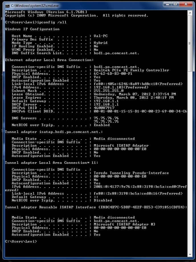 Unable to set up static IP | Tech Support Forum Unable to set up static IP | Tech Support Forum