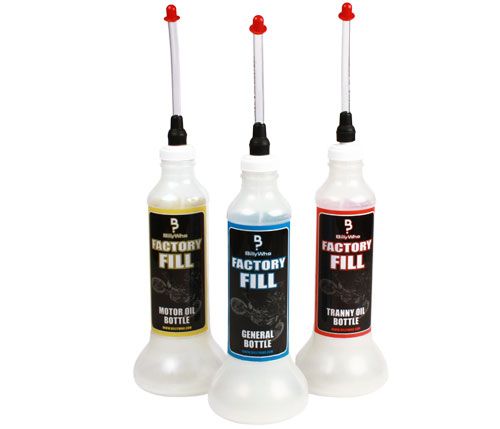 What do you use to measure out gearbox and engine oil?