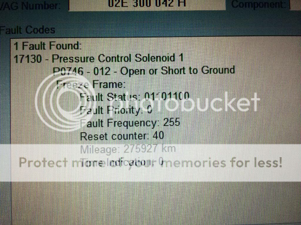 2006 PRNDS blinking, code P0746 | TDIClub Forums
