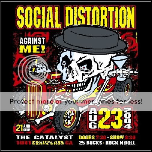 Social Distortion - The Catalyst, Santa Cruz, CA - 23 Aug 2004