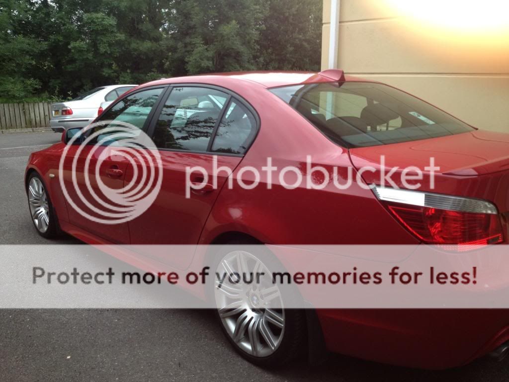 First detailing attempt - Imola red e60 535d | Detailing World Forum