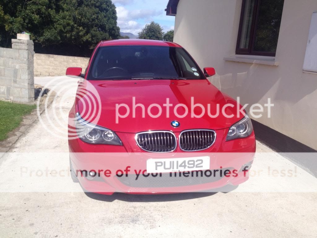 First detailing attempt - Imola red e60 535d | Detailing World Forum