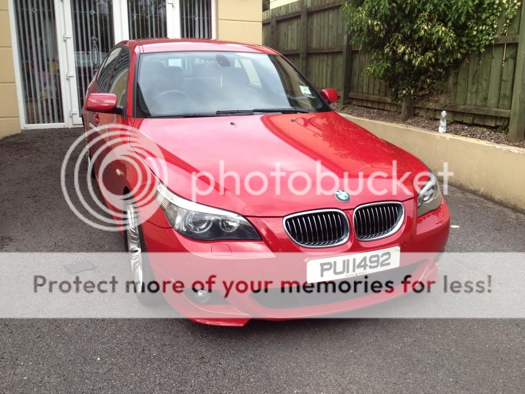First detailing attempt - Imola red e60 535d | Detailing World Forum