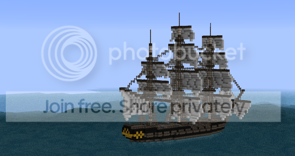 6th rate frigate ~1770 - Screenshots - Show Your Creation - Minecraft ...