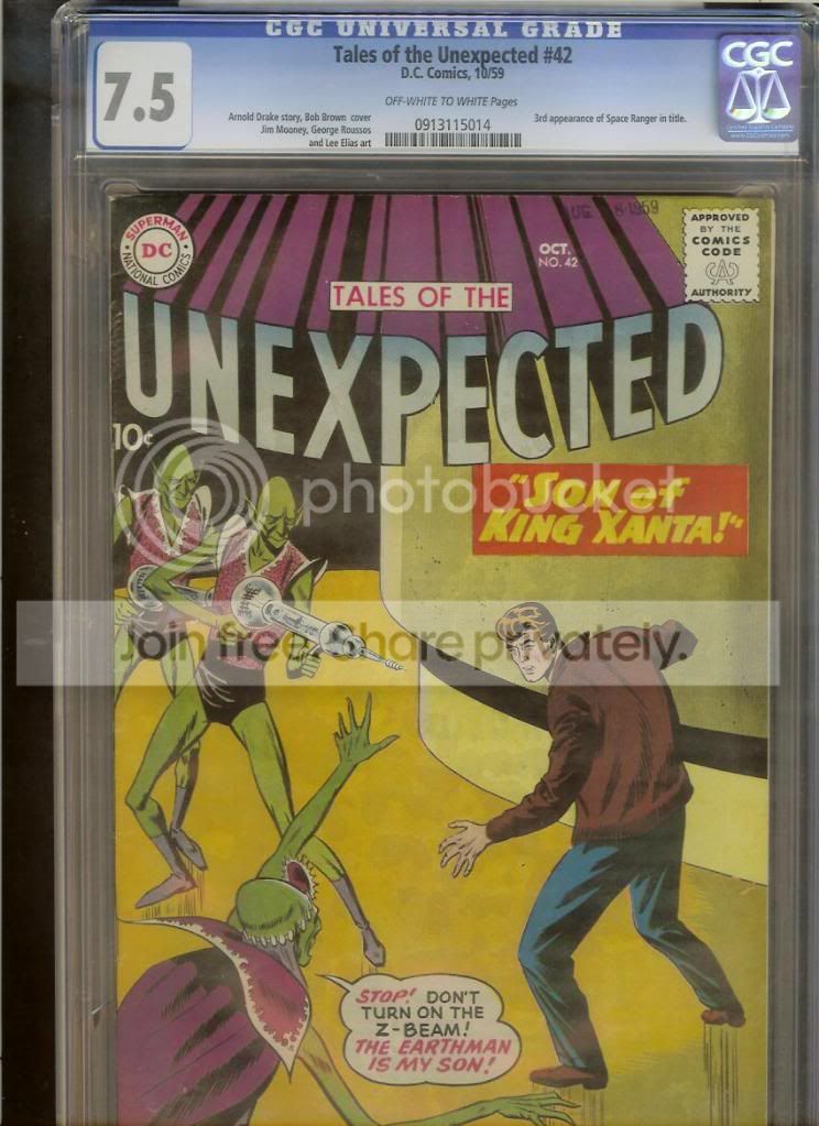 CGC DC Sci-Fi from the 1950's - 1st SPACE RANGER in TOTU ** SPECIAL ...